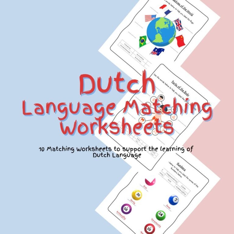 Enhance Dutch Vocabulary: 10 Printable Worksheets