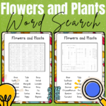 Fun Plant & Flower Word Search for Kids | Print & Play
