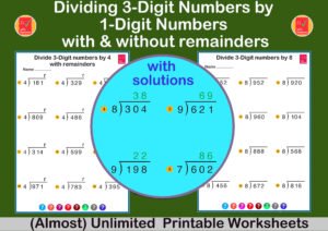 Unlimited 3-Digit Division Worksheets for Students
