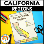 Interactive California Regions Flipbook for Grades 3-5