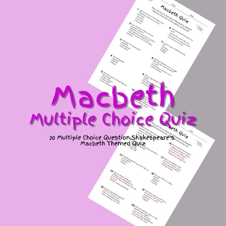 Macbeth Quiz: Master Key Themes & Quotes for GCSE