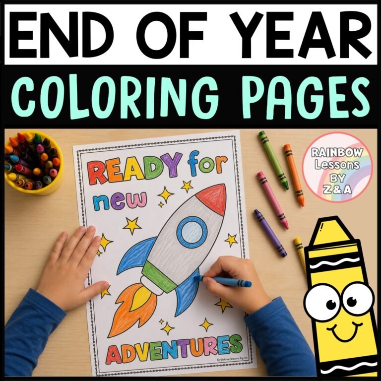 No Prep Coloring Pages