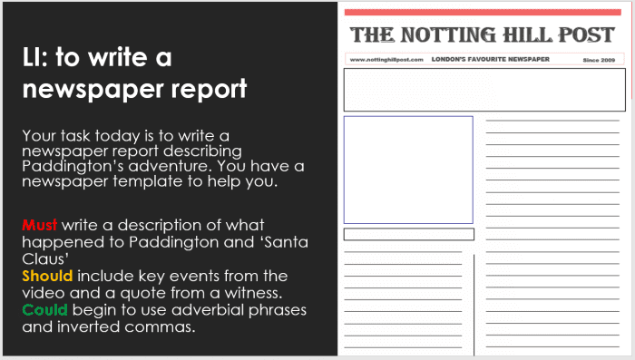 Engage pupils with a Christmas-themed writing task