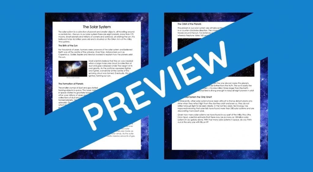 Discover space with a high-quality information text for Key Stage 2