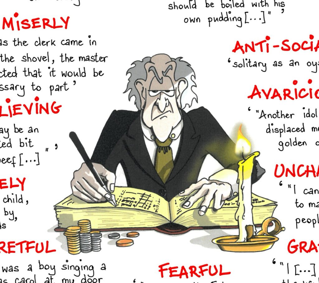 Scrooge Revision Poster: GCSE English Literature Aid